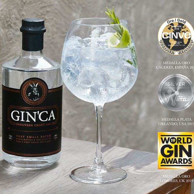 GIN´CA, primera ginebra peruana, premiada en Londres, Madrid y Orlando